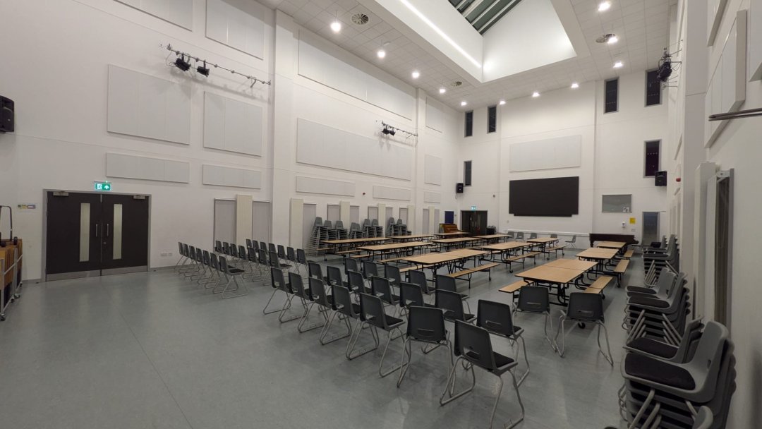Main Hall for Hire in London | Harris Academy Greenwich | Vivify Venues