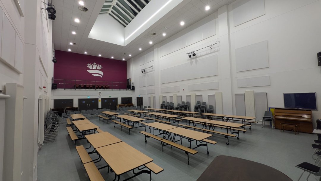 Main Hall for Hire in London | Harris Academy Greenwich | Vivify Venues