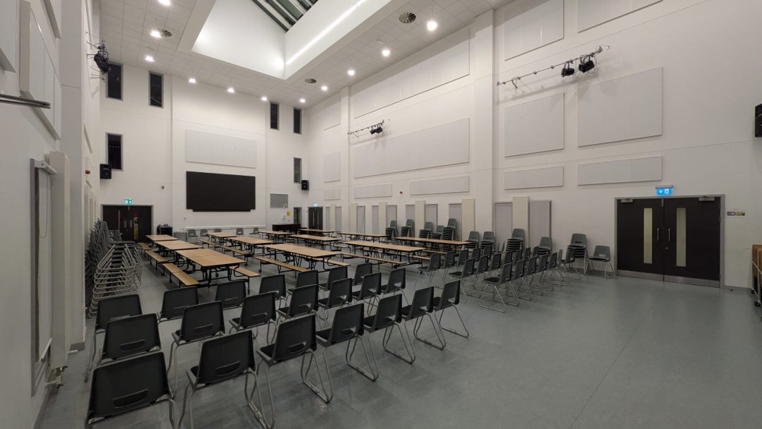 Main Hall for Hire in London | Harris Academy Greenwich | Vivify Venues